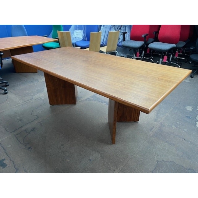 Ex Showroom 2000 x 1000 Quality Wood Veneer Table - Second-hand Tables ...