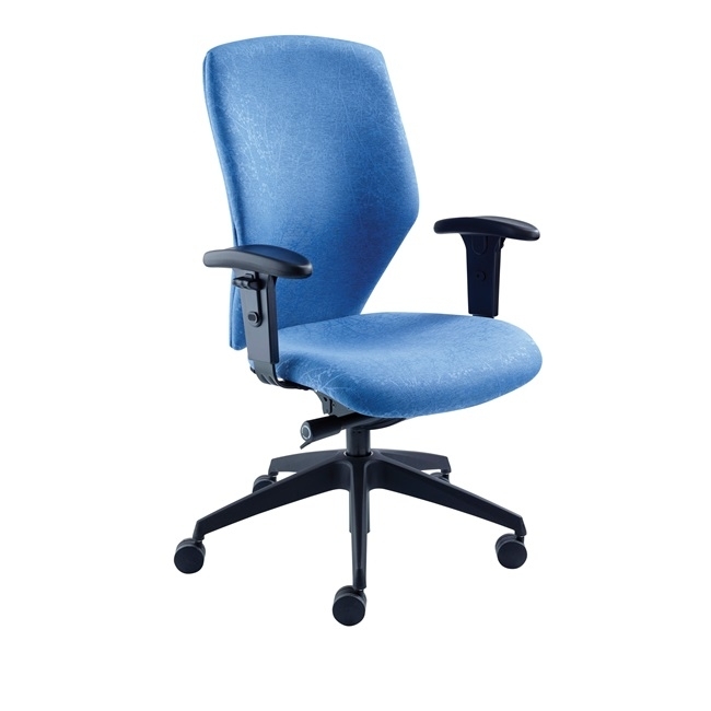 High Back Task Chair With Adjustable Arms - VDU & Task Chairs - Office ...