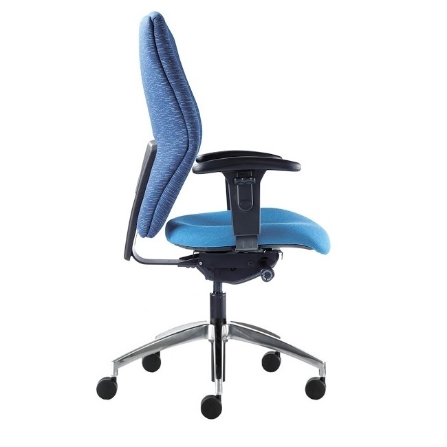 High Back Task Chair With Adjustable Arms - VDU & Task Chairs - Office ...