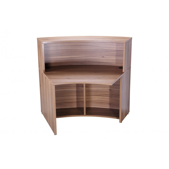 Single Section Curved Full Height Radius Reception - Reception Counters