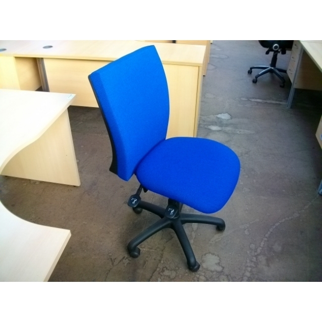 Square High Back VDU Chair BLUE