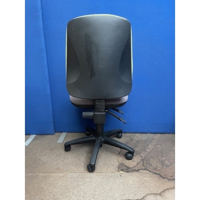 High Back VDU Chair Grey/Green