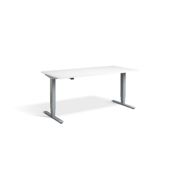 SILVER FRAME Advanced Dual Motor Electrically Adjustable Sit-Stand Desk ...