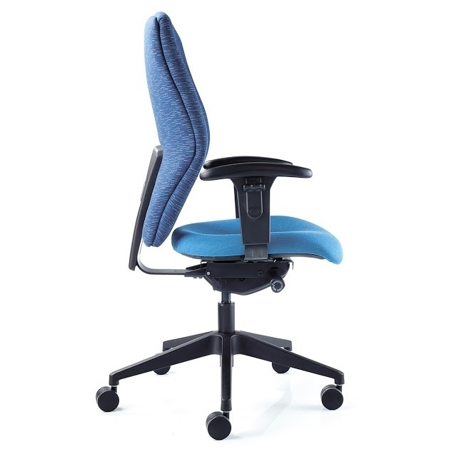High Back Task Chair With Adjustable Arms - VDU & Task Chairs - Office ...
