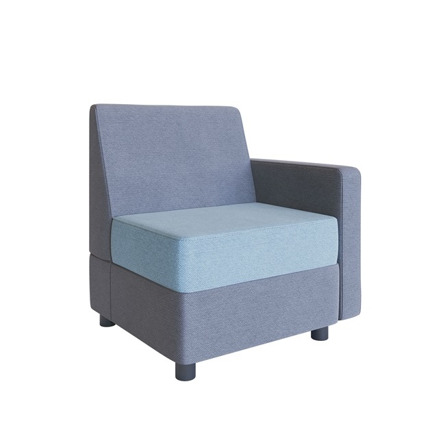 Reception Chair With Left Fixed Arm - Sofas and Reception Chairs ...