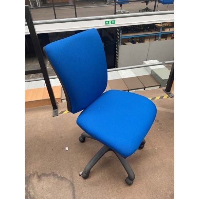 Square High Back VDU Chair BLUE