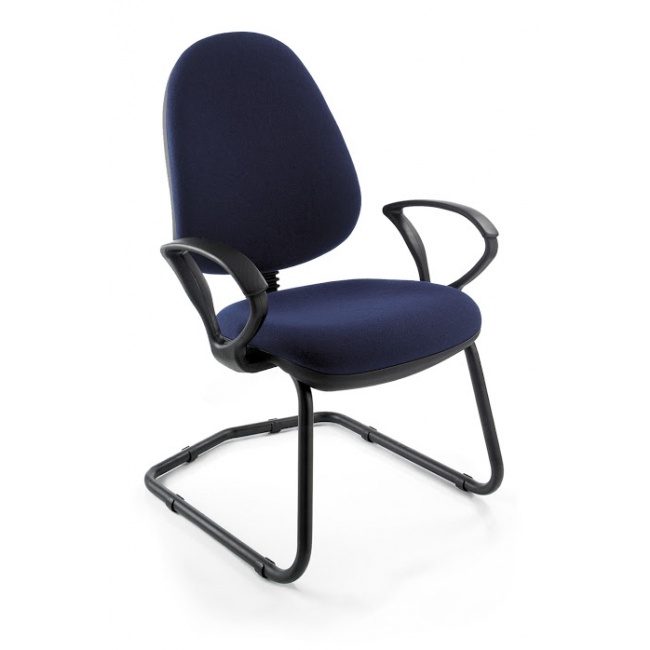 High Back Visitor Chair With Arms - Meeting Room Chairs - Office Chairs