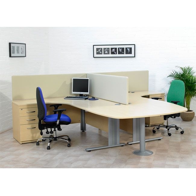 Straight Desk Top Screen - Office Screens